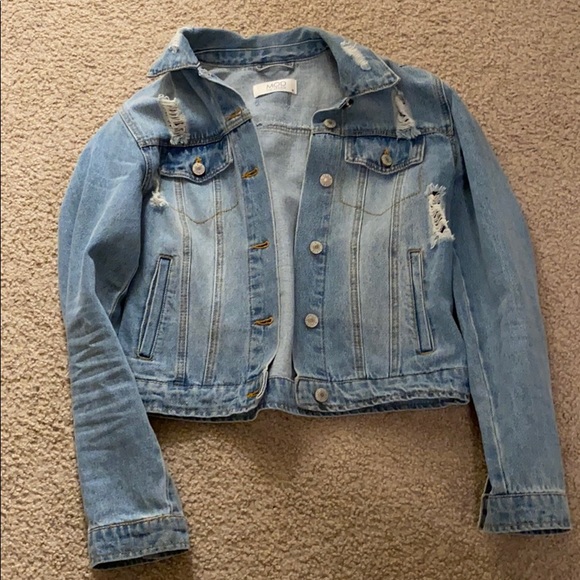 Jackets & Coats | Ripped Jean Jacket | Poshmark